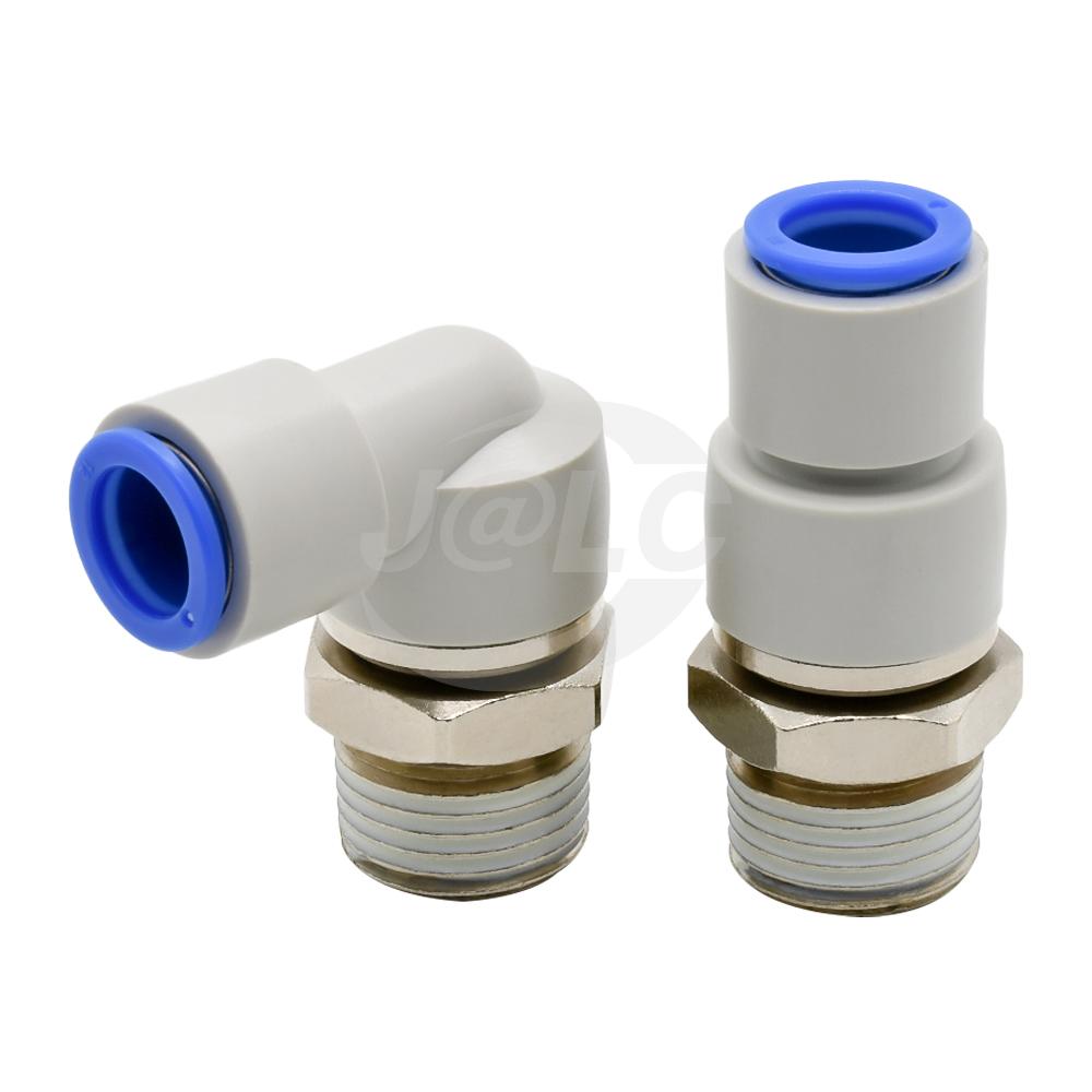 Swivel Air Hose Quick Connector Fittings - Standard S, Straight/Elbow ...