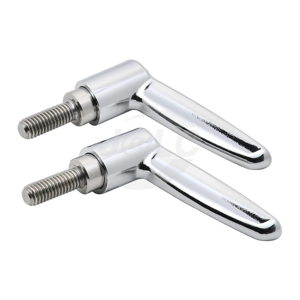 Handle Shank Tightening Adjustable Position Straight Rod Grip Chrome ...