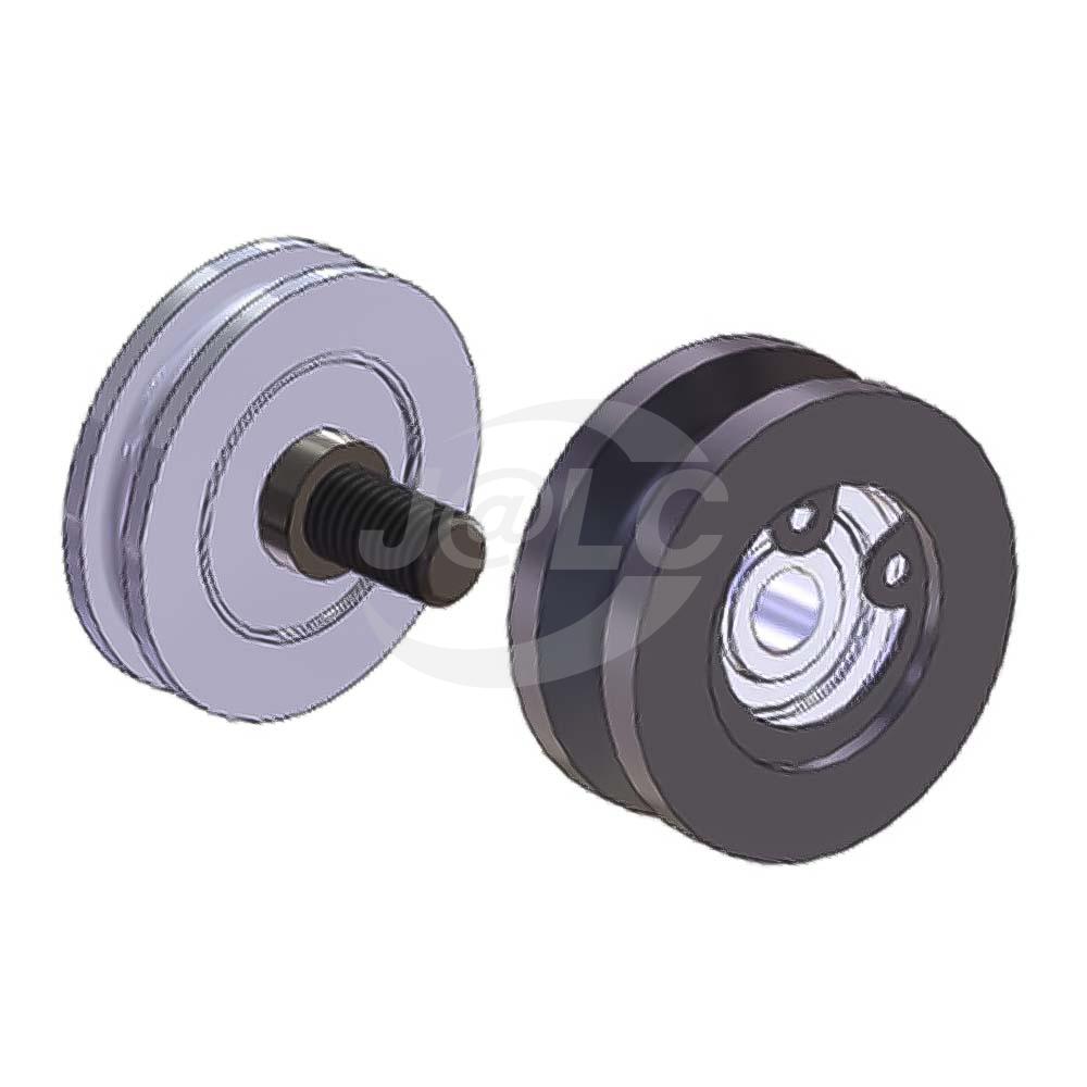 Round-Belt Idler Pulleys - Wide U-Groove | JLCMC